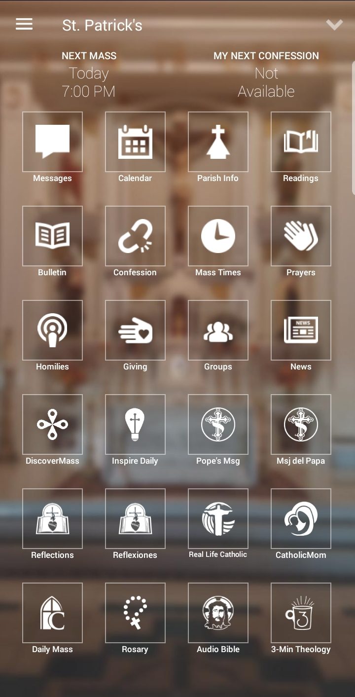 myParish App – St. Patrick's Catholic Church